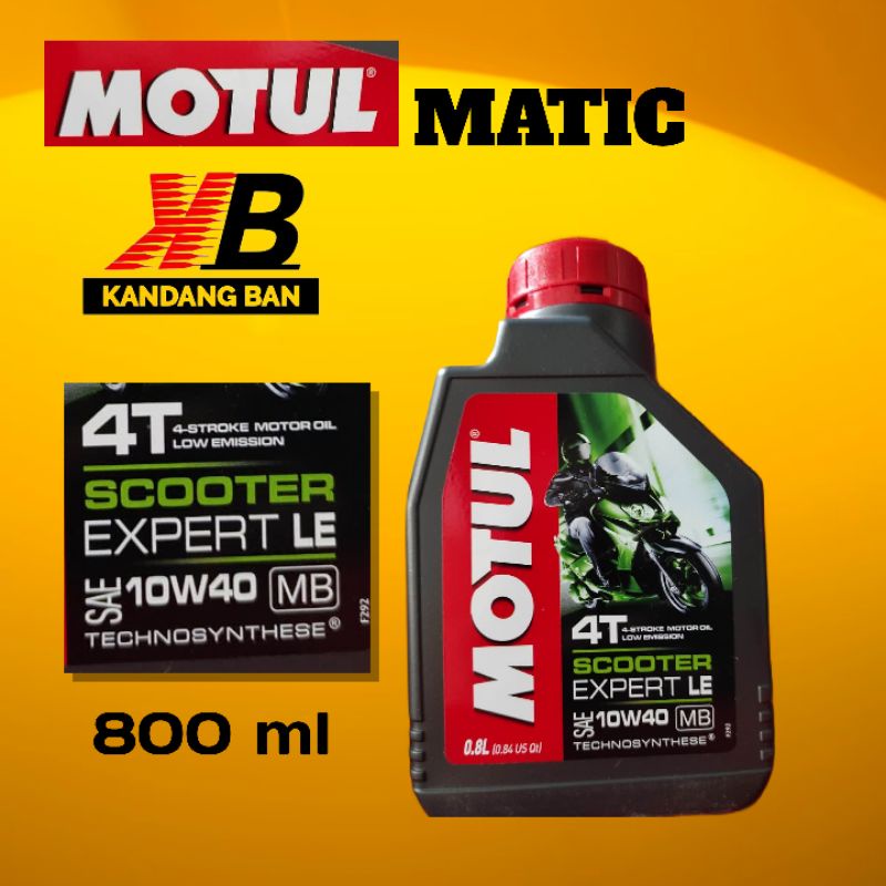 Jual ♡ OLI MOTUL MATIC 800 ML (LE 10W-30) (EXPERT LE 10W-30) (EXPERT LE ...