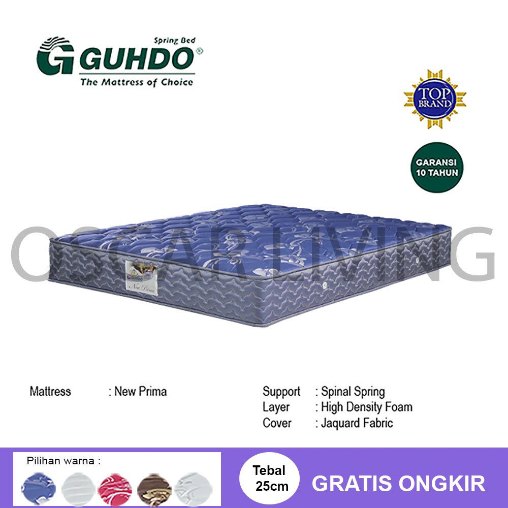 Jual GUHDO KASUR SPRINGBED NEW PRIMA TEBAL 25 CM KASUR - KHUSUS JABODETABEK KOTA | Shopee Indonesia