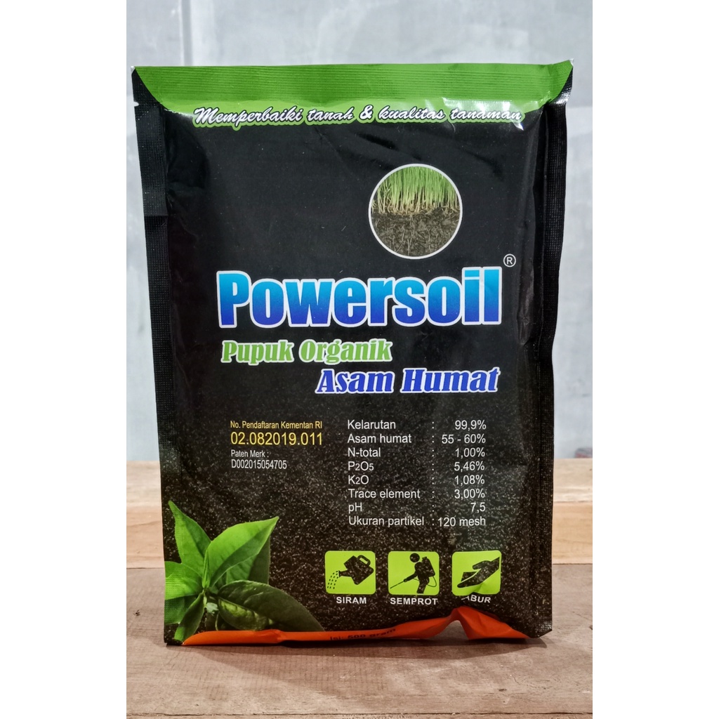 Jual Powersoil Pupuk Organik Asam Humat 500 Gr | Shopee Indonesia