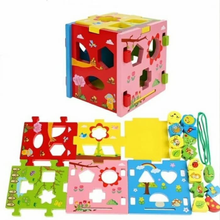 Jual Mainan Edukasi Anak Sorting Box Warna ~ INTELLIGENCE BOX GEOMETRI ...