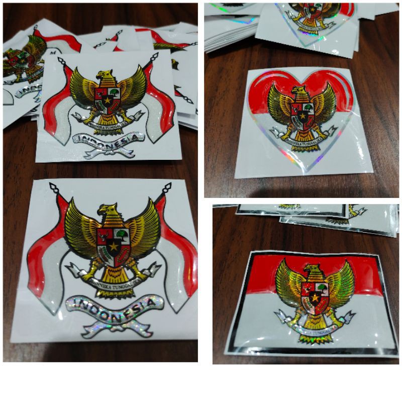 Jual STICKER EMBLEM BENDERA GARUDA INDONESIA | Shopee Indonesia