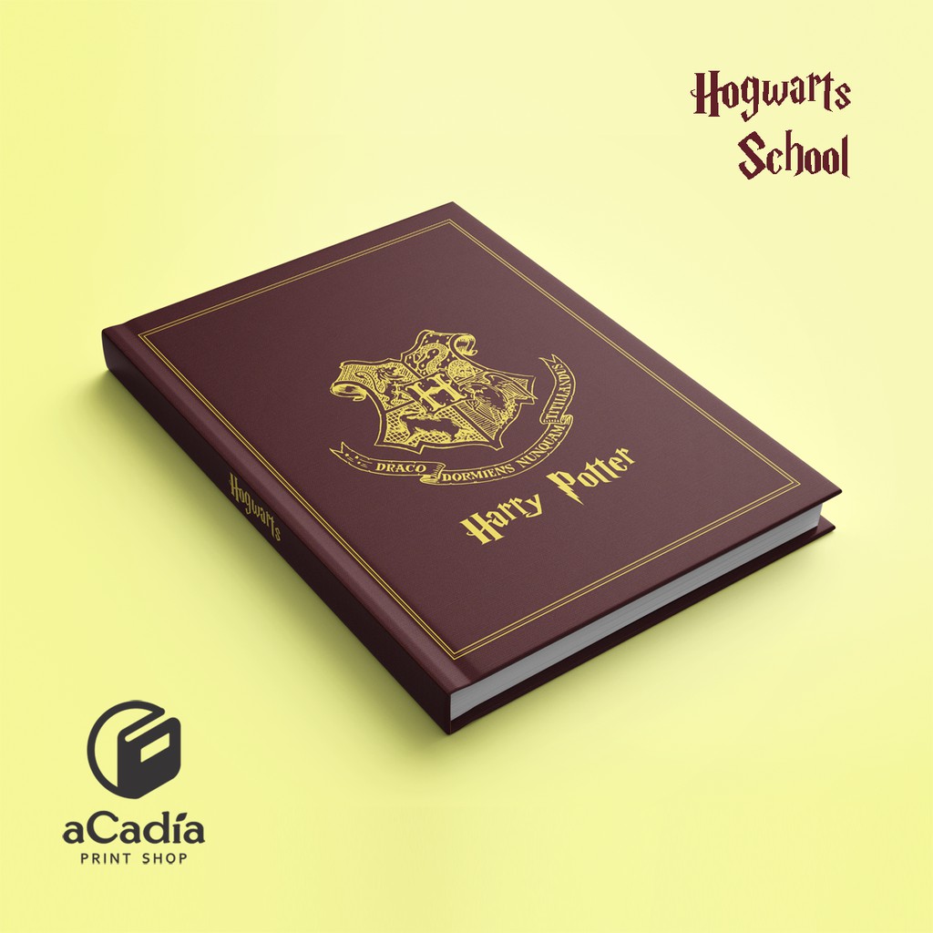 Jual NOTEBOOK CUSTOM A5 HARRY POTTER BOOKS GRYFFINDOR JK ROWLING ...