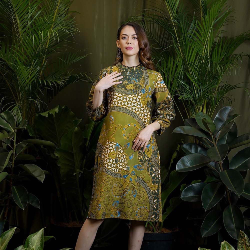 Jual NONA RARA - Sabang Gendis D0361, Baju Batik Kasual Modern | Shopee ...