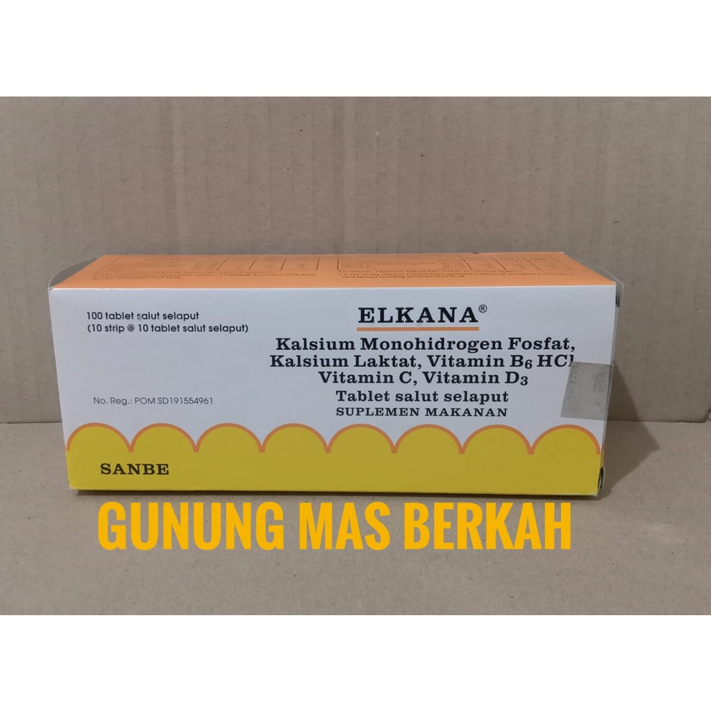 Jual ELKANA Elkana isi 10 Tablet - Multivitamin dan mineral pada masa ...