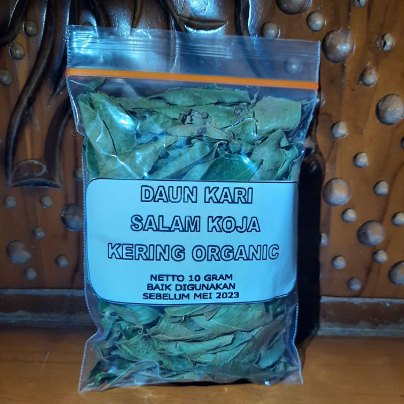 Jual 1 BUNGKUS DAUN SALAM KOJA KERING ISI 10 GRAM DAUN KARI DRIED CURRY ...