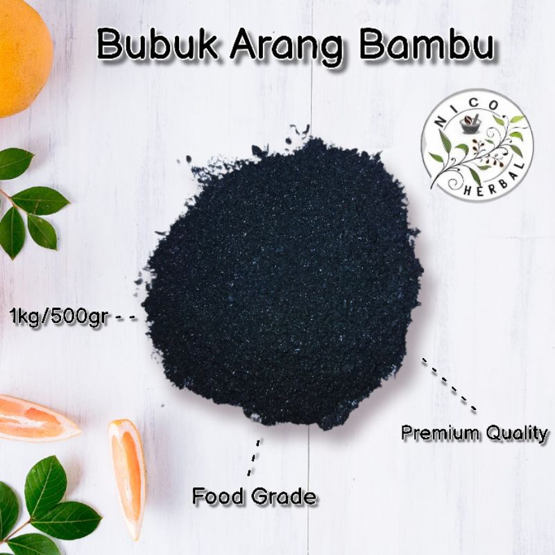 Jual Bubuk Arang Bambu ( Activated Charcoal) 1kg | Shopee Indonesia