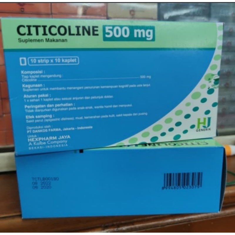 Jual Citicoline 500mg HJ box isi 100 | Shopee Indonesia