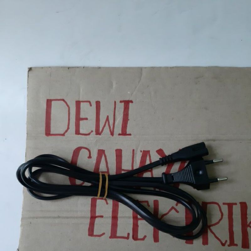Jual Kabel Angka 8 Panjang 1.5M SNI Body Hitam Tebal / Kabel AC CORD angka 8 / Kabel PRINTER HP ...