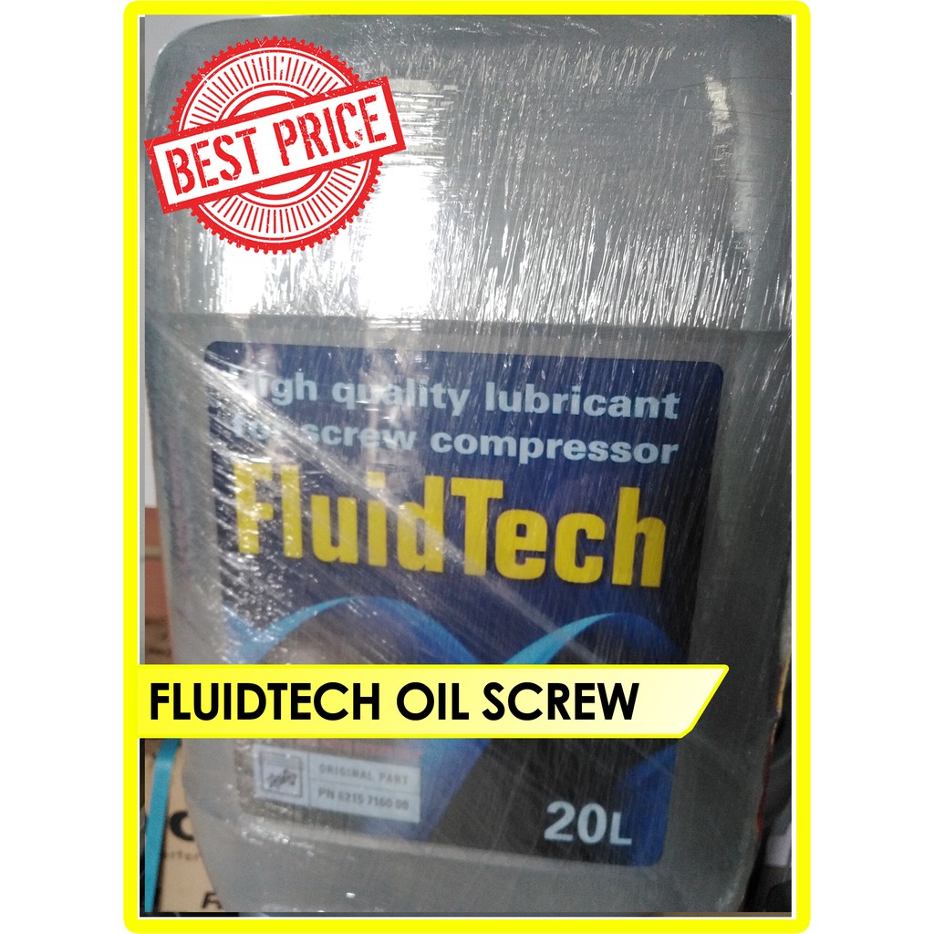 Jual FLUIDTECH OIL SCREW ( OLI SKREW KOMPRESOR ) | Shopee Indonesia