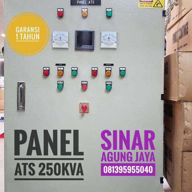 Jual Panel Automatic Pln Genset 3P 250Kva Panel Ats Salzer + Battery ...