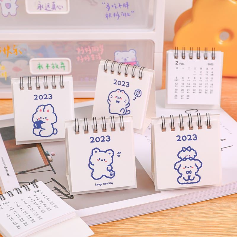 Jual Kalender Meja Mini 2023 Kalender Mini Aesthetic Kalender Meja Lucu ...