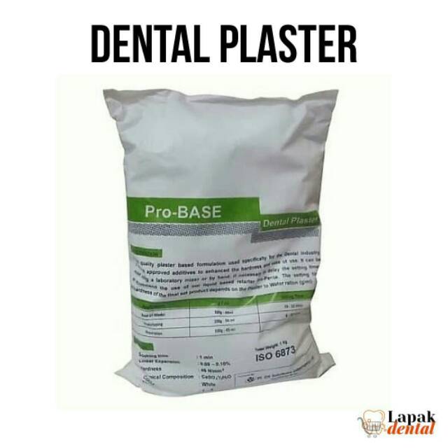 Jual Dental Plaster / Dental Gipsum Gips Putih Tipe 1 | Shopee Indonesia