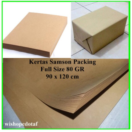 Jual Kertas Packaging Samson Full Size | Shopee Indonesia