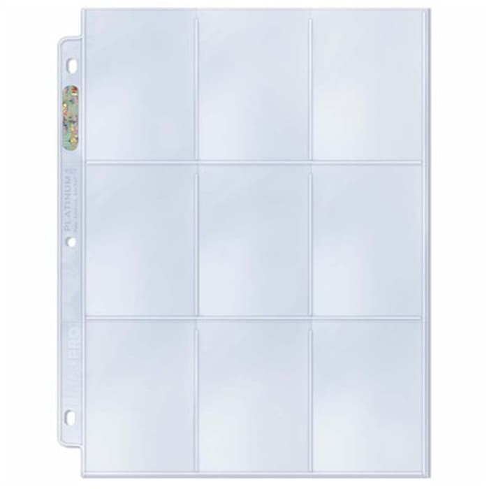 Jual Ultra Pro 9-Pocket Platinum Page with 2.5" x 3.5" Pockets Card ...