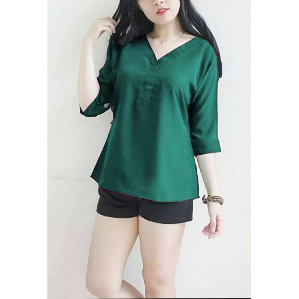 Jual JJJ LYN - Blouse Kathlyn Atasan Wanita Atasan Kerja Atasan Kasual ...