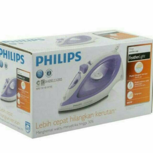 Jual PHILIPS SETRIKA UAP (steam iron) Gc1418 | Shopee Indonesia
