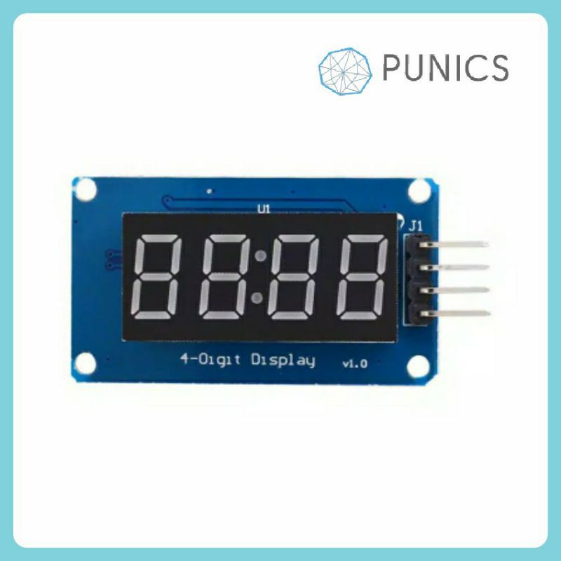 Jual TM1637 Modul 4 Digit Digital Seven Segment LED Display | Shopee ...