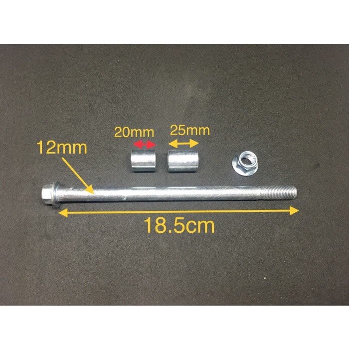 Jual As Roda Motor Mini, Minimoto 12mm-185mm + Boshing | Shopee Indonesia