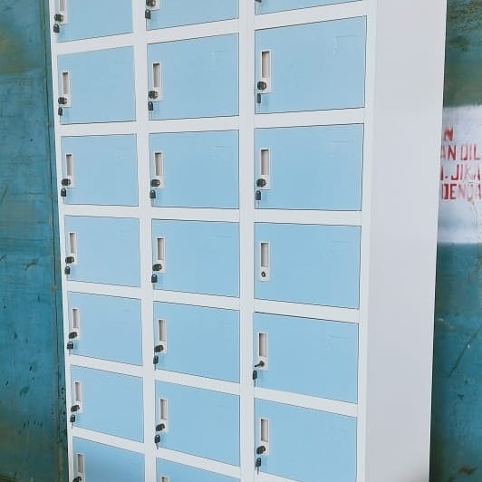 Jual Lemari Locker Arsip Rak Buku Besi 18 / 24 / 32 Pintu | Shopee ...