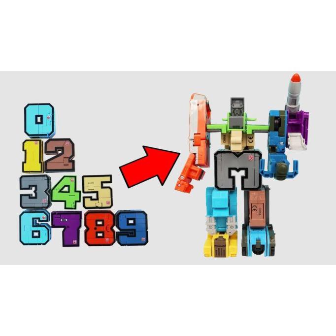 Jual Star Emco Pocket Morphers - Number 7 Robot Transformers Angka ...