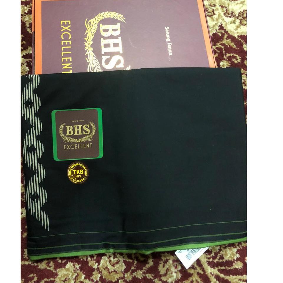 Jual SARUNG BHS EXCELLENT TKB HITAM POLOS (KODE D8484) | Shopee Indonesia