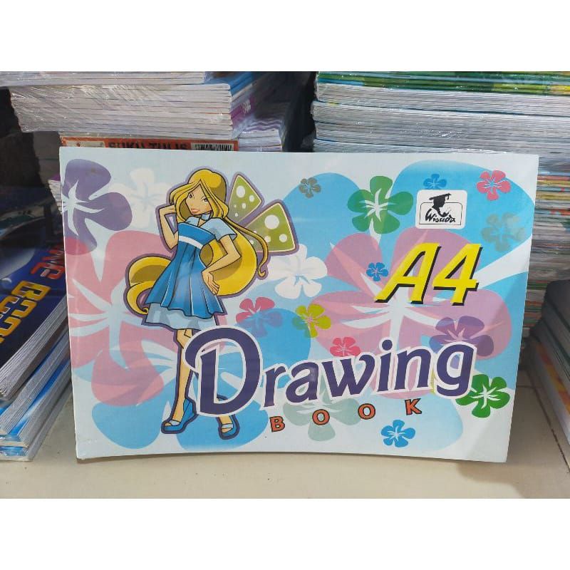 Jual [1 pak] buku gambar drawing book A4 wisuda isi 10 buku | Shopee ...
