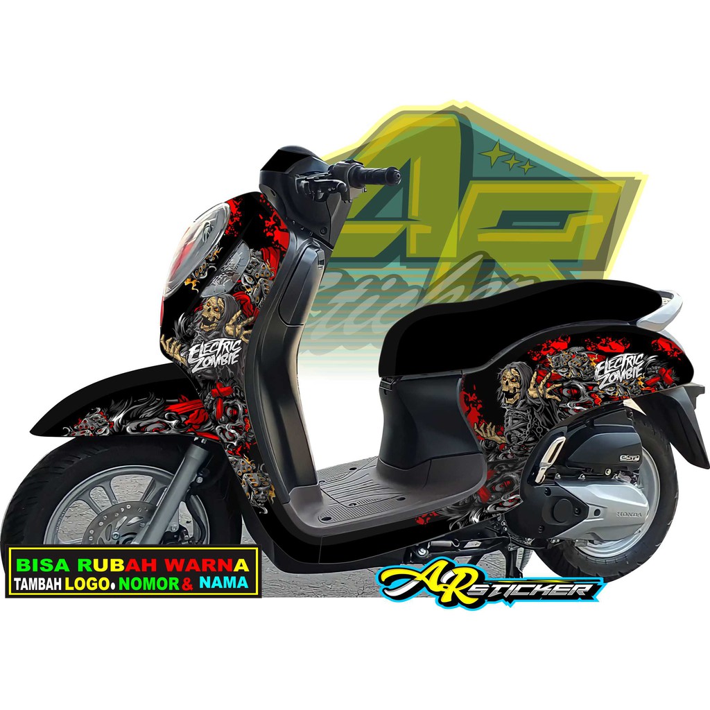 Jual Decal scoopy 2021 / STIKER SCOOPY 2021 / Decal Scoopy full body ...
