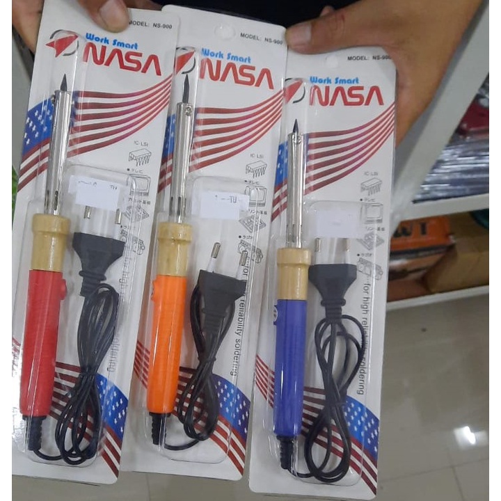 Jual Solder Listrik 40W 40 Watt NASA Soldering Iron | Shopee Indonesia