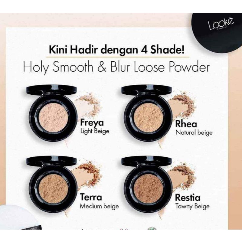 Jual Looke Holy Smooth and Loose Powder (lacoco bedak tabur) | Shopee ...