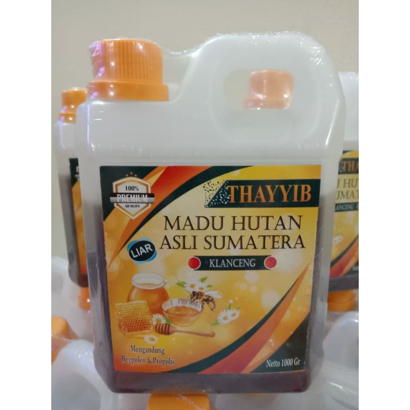 Jual THAYYIB Madu Hutan PREMIUM Asli Sumatera 1KG (KLANCENG) | Shopee ...