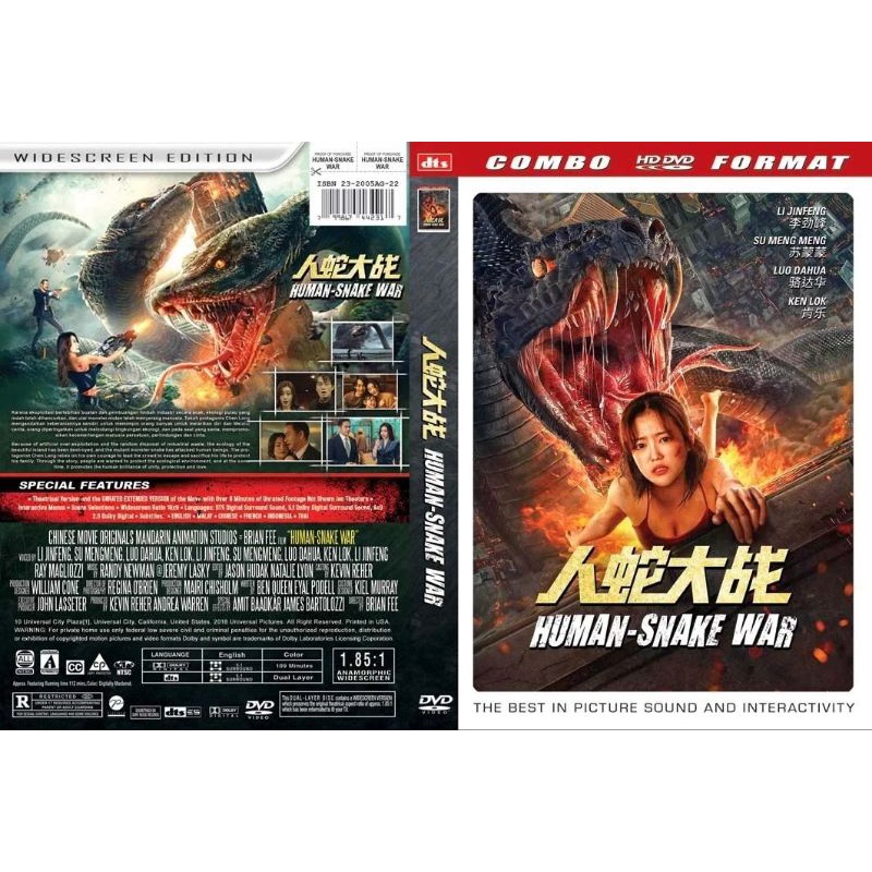 Jual dvd Human Snake War 2022 {OD DTS R1} {Mandarin, Action} {Li Jin Feng, Su Meng Meng, Ken Lok ...