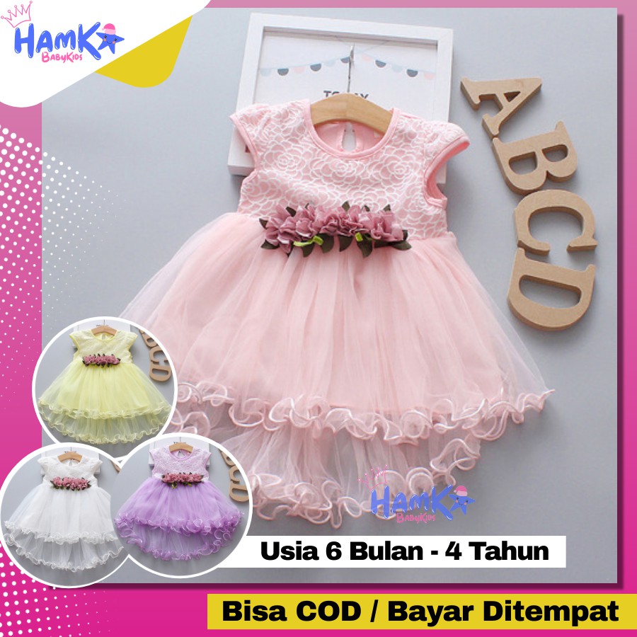 Jual Gaun Dres Dress Tutu anak perempuan 1 2 3 4 Tahun Bayi Perempuan 0 ...