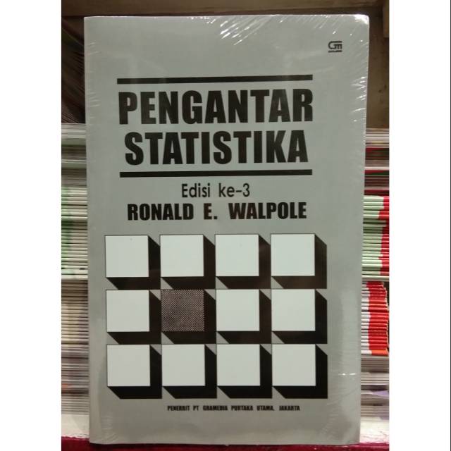 Jual Buku Pengantar statistika edisi ke - 3 ronald walpole | Shopee ... Jual Buku Pengantar statistika edisi ke - 3 ronald walpole | Shopee ...