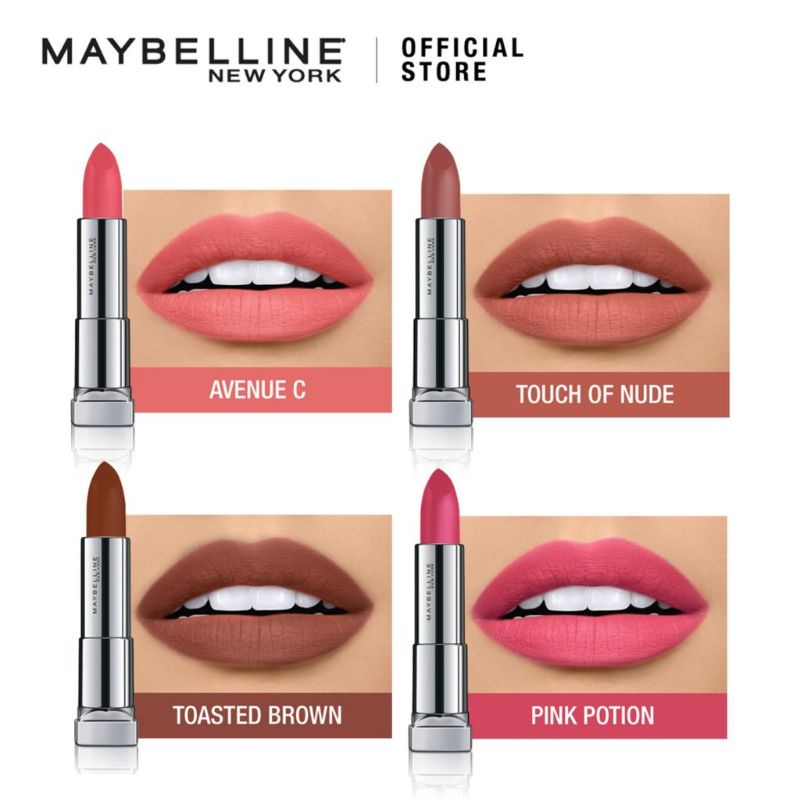 Jual Maybelline Color Sensational Powder Matte | Shopee Indonesia