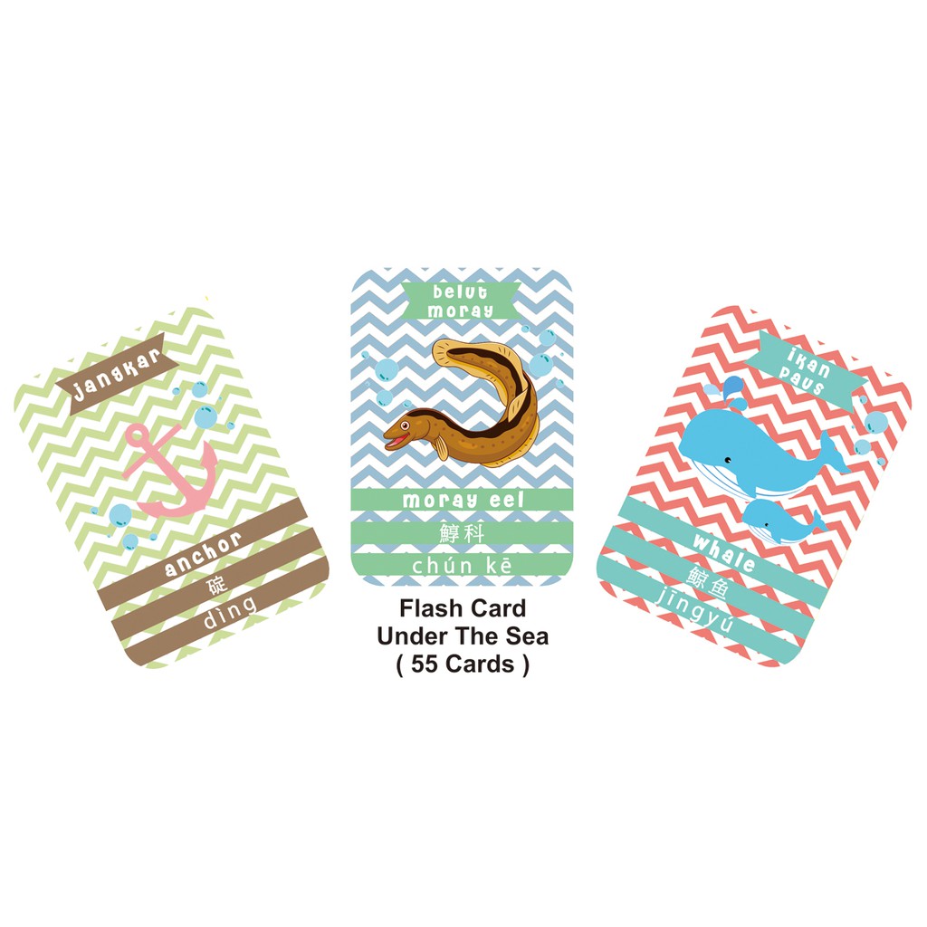 Jual FLASH CARD UNDER THE SEA / KARTU BELAJAR BAYI & ANAK MENGENAL ...