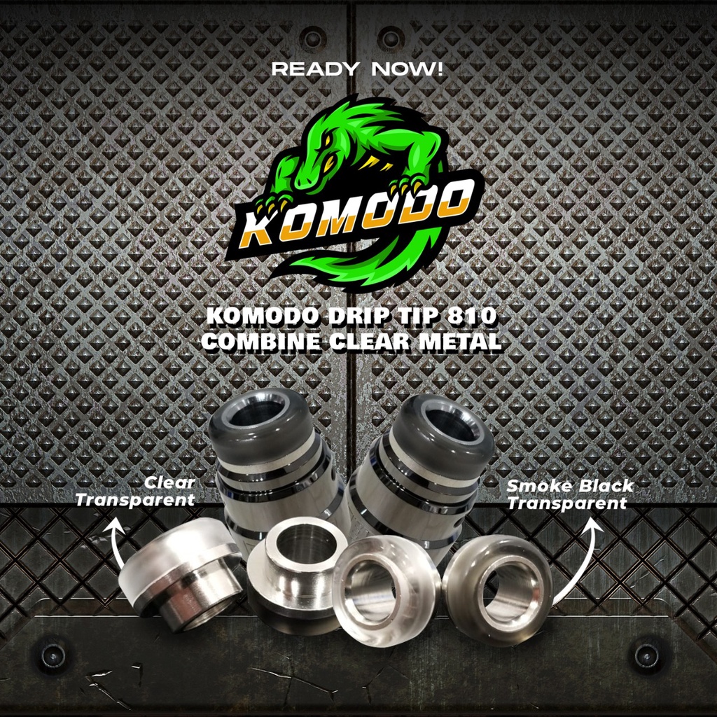 Jual Komodo Wide Stainless Steel Hybrid Driptip 810 Anti Panas bin Adem ...