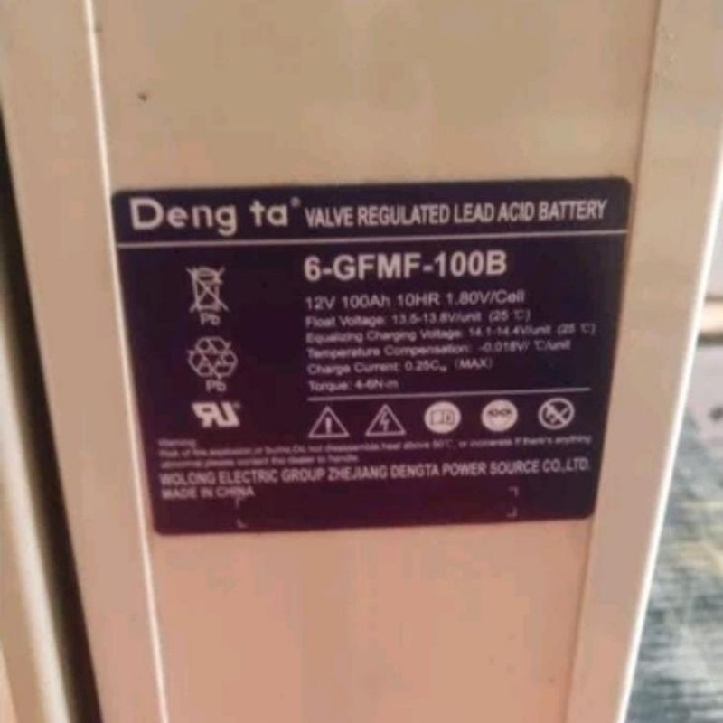 Jual battery vrla dengta 100ah | Shopee Indonesia
