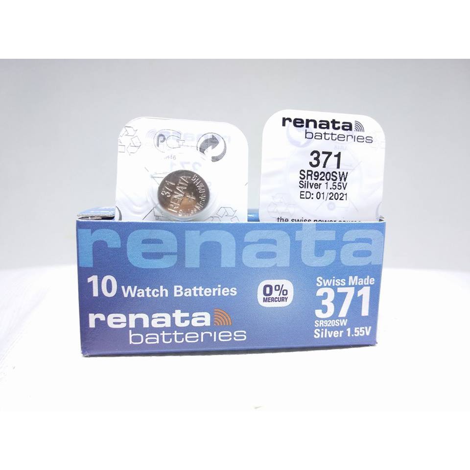 Jual Battery Renata 371 Sr920Sw Original | Shopee Indonesia