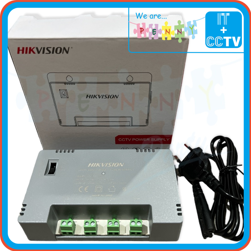 Jual Adaptor CCTV Hikvision Multi Channel Power Supply 12v 1A/channel ...