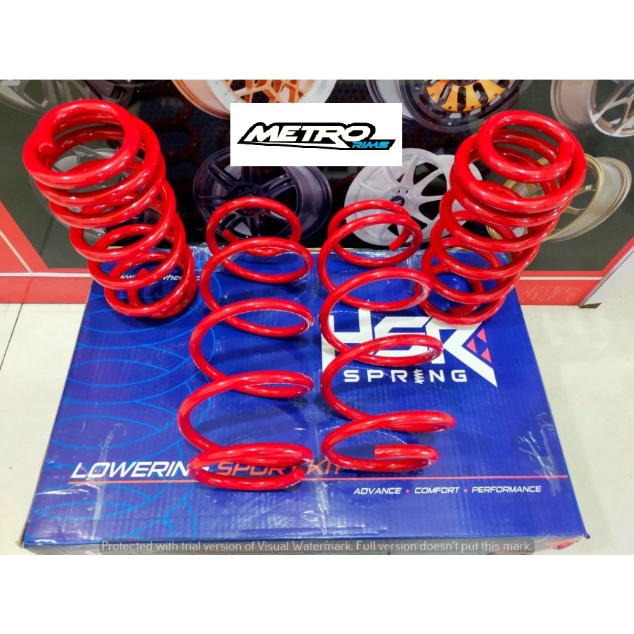 Jual Per Ceper Untuk Honda Brio LOWERING KIT HSR RED HONDA BRIO 2011 ...