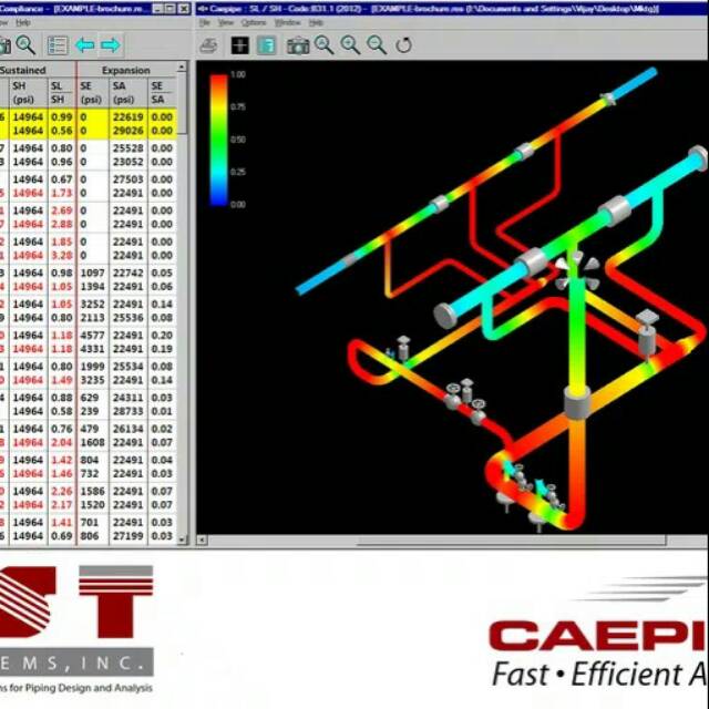 Jual SST System Caepipe 7 - Efficient Pipe Stress Analysis | Shopee ...