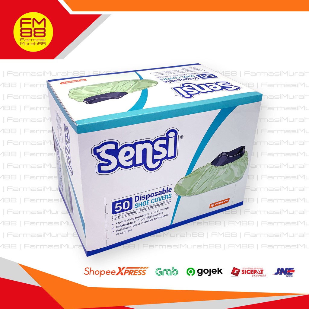 Jual Sensi Disposable Shoe Covers - Box Isi 50 Pcs | Shopee Indonesia