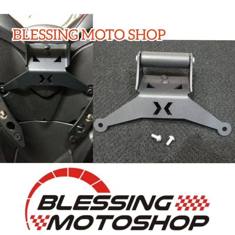 Jual breket GPS xmax bracket holder hp xmax breket holder GPS xmax 250 ...