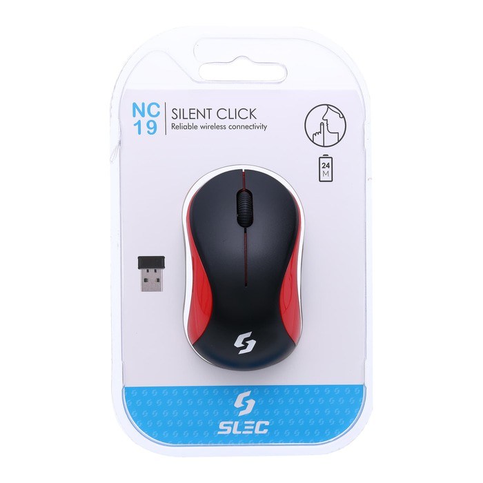 Jual Mouse Wireless Slec NC19 Silent Click Original | Shopee Indonesia