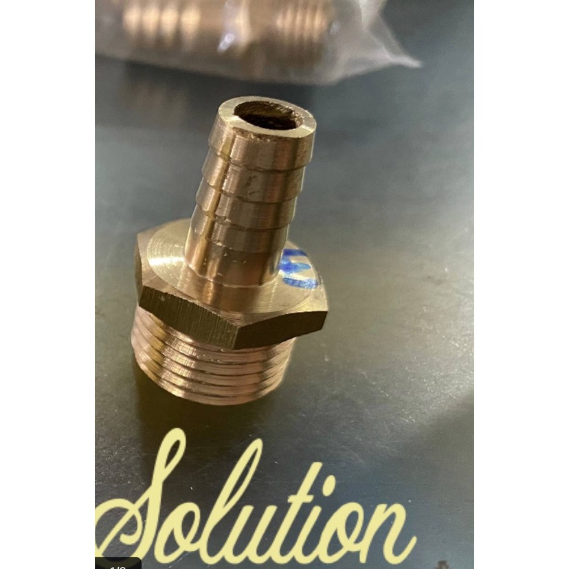 Jual Hose Nepple / Neple Selang Drat Luar Kuningan Brass 1/2” x 5/8 ...