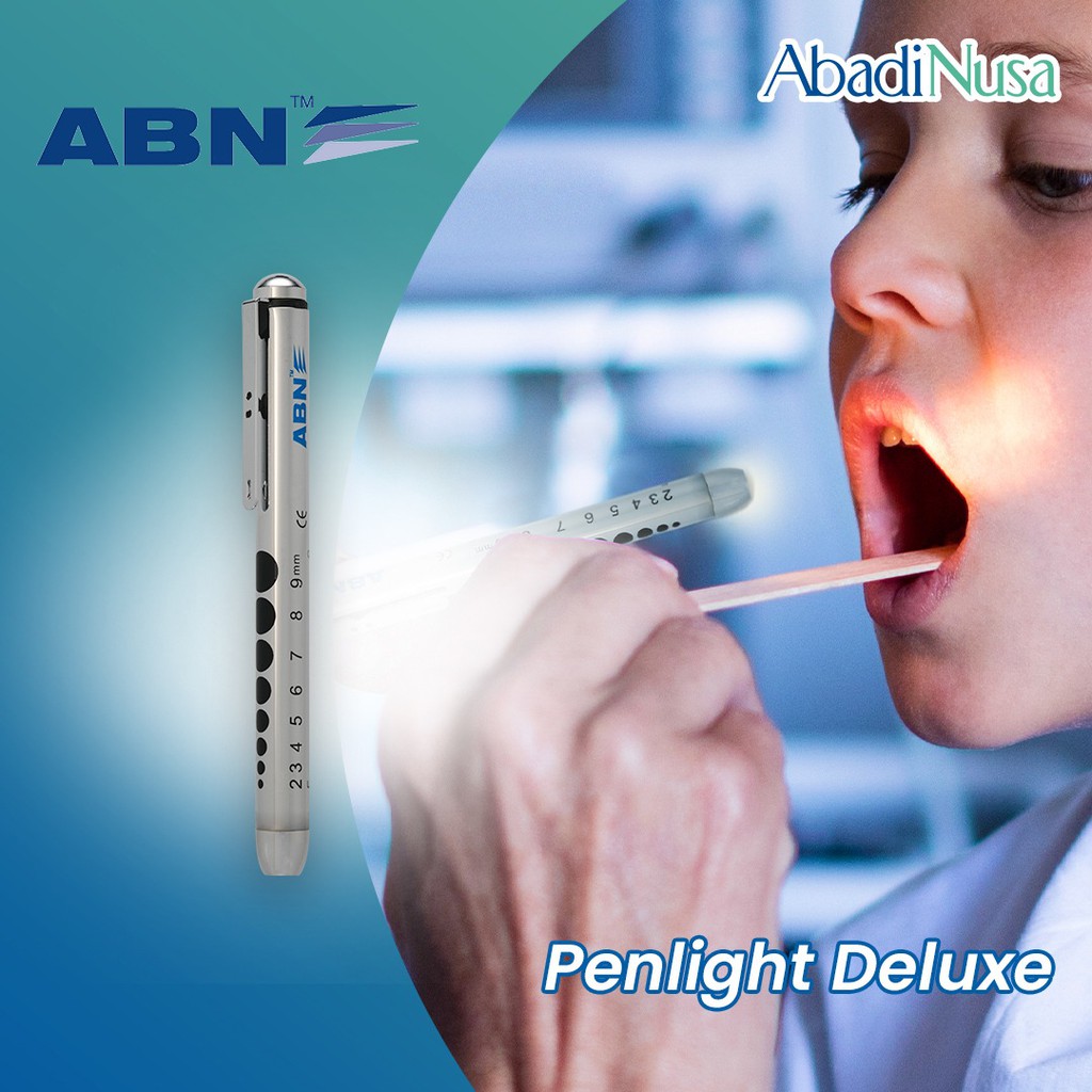 Jual ABN Deluxe Penlight Senter Medis Untuk Mata Telinga Dan Hidung ...