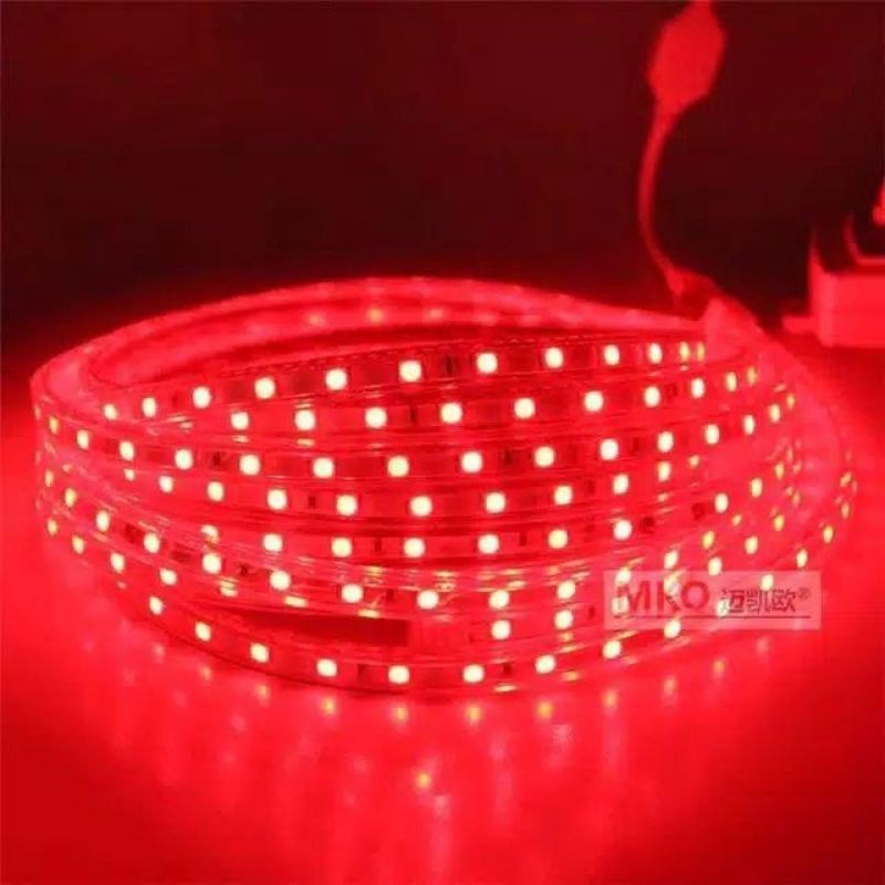 Jual LED STRIP waterproof AC220V/Harga per 1 meter/Jual Meteran 1M ...