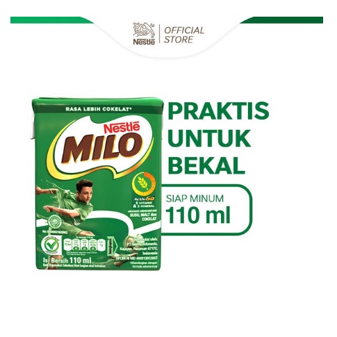 Jual MILO ACTIV GO / MINUMAN SUSU RASA COKELAT 110ML | Shopee Indonesia