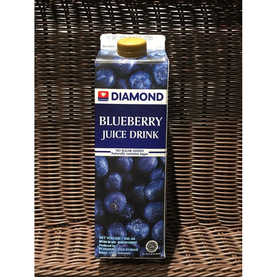 Jual Diamond minuman sari buah bueberry juice drink 1 lt | Shopee Indonesia