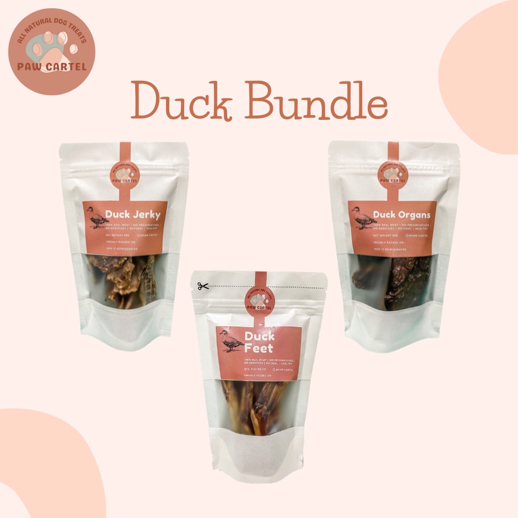 Jual Paw Cartel Duck Bundle / Duck Jerky / Duck Gizzard / Duck Feet | Shopee Indonesia
